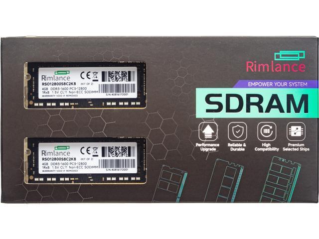 Click here for Rimlance 8GB (2X4GB) 1.5V DDR3 1600MHz PC3-12800 S... prices
