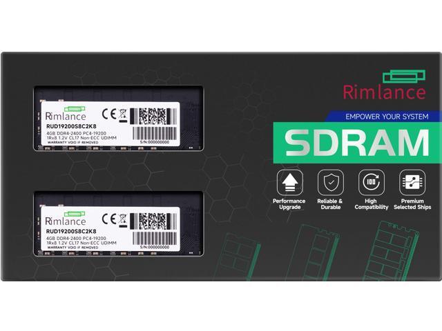 Click here for Rimlance 8GB (2X4GB) 1.2V DDR4 2400MHZ PC4-19200 U... prices