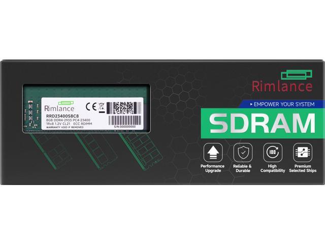 Click here for RIMLANCE 8GB(1X8GB) DDR4 2933MHz PC4-23400 1Rx8 1.... prices