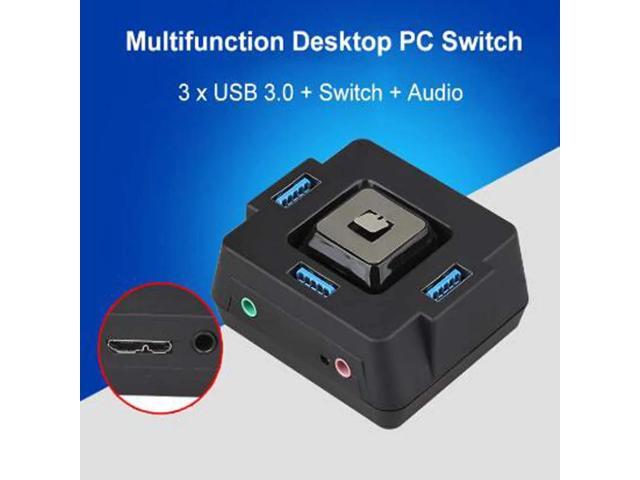Click here for Desktop PC Switch 3 Port USB 3.0 With Audio Sould... prices