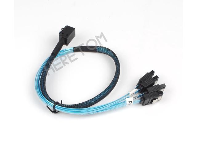 Click here for Internal HD Mini SAS Cable SAS SFF-8643 To 4 SATA... prices