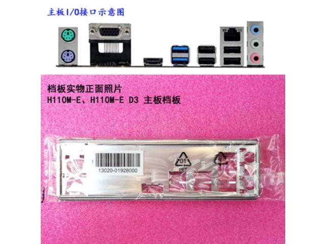 Click here for I/O shield back plate of motherboard for H110M-EH1... prices