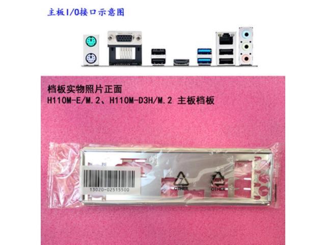 Click here for I/O shield back plate of motherboard for H110M-E/M... prices