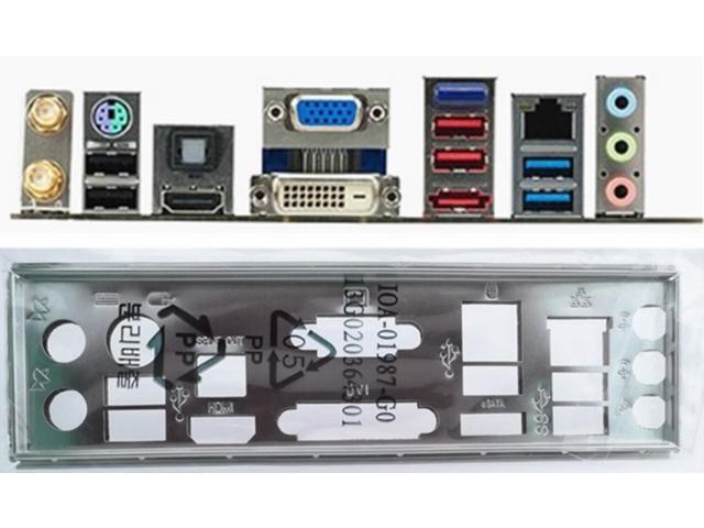 Click here for I/O shield back plate of motherboard for P8H67-I D... prices