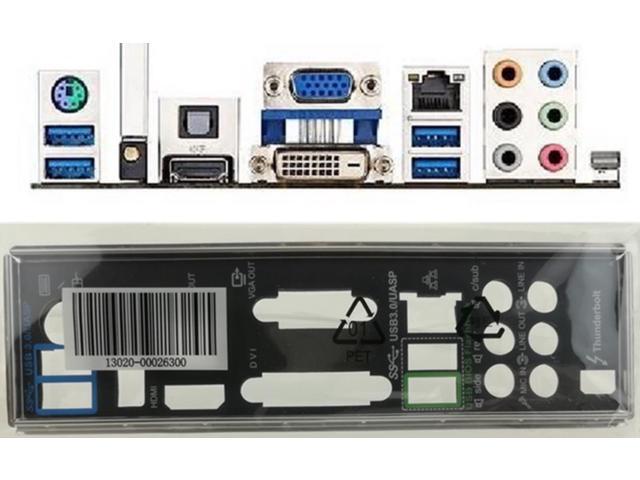 Click here for I/O shield back plate of motherboard for P8Z77-V P... prices