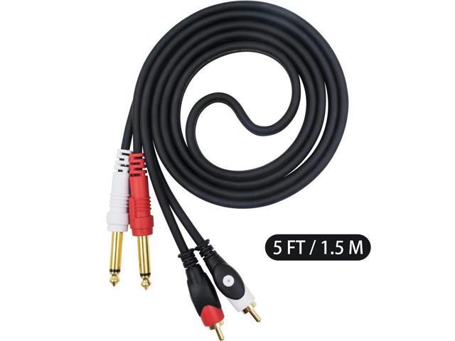 Click here for OIAGLH RCA to 1/4 Cable  TS to RCA Cable  Dual 6.3... prices