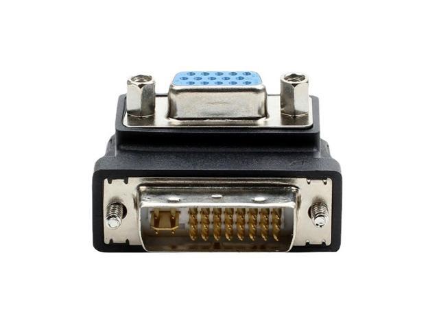 Click here for DVI-I 24+5 Male To VGA 15 Pin Female 90 Degree Rig... prices