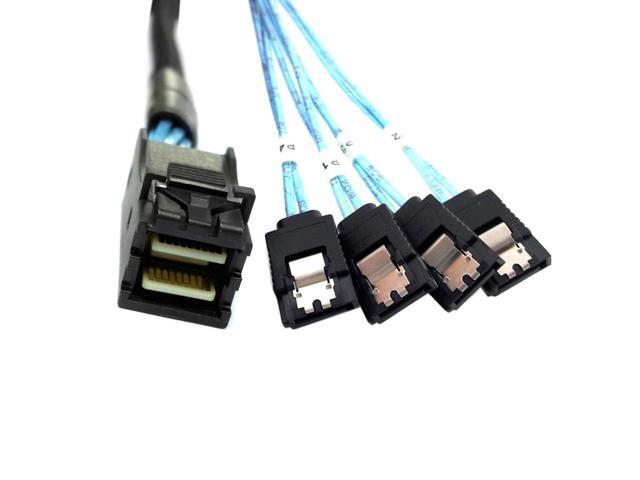 Click here for Internal Mini SAS SFF-8643 Host to 4 SATA 7pin Tar... prices