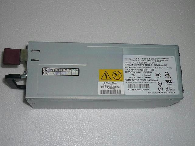 Click here for For ML310G4 Server Power Supply DPS-430DB A 432 47... prices