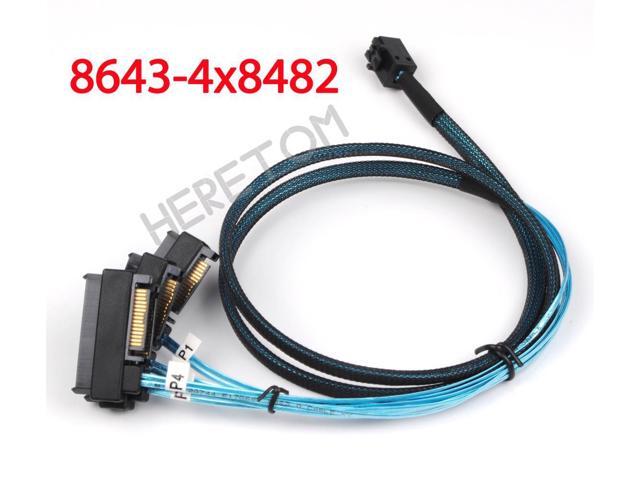 Click here for MINI-sas cables SFF-8643 Internal Mini SAS HD to (... prices