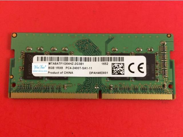 Click here for OIAGLH For laptop 8G 1RX8 PC4-2400T-SA1-11 MTA8ATF... prices