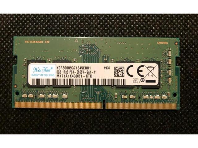 Click here for OIAGLH For 8G 1RX8 PC4-2666V DDR4 notebook M471A1K... prices
