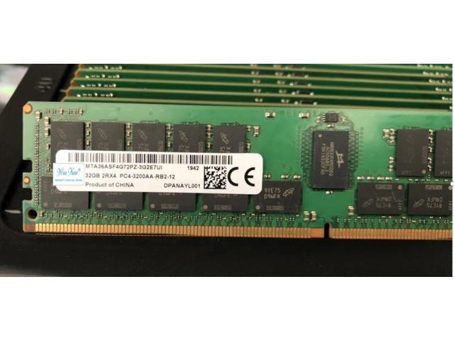 Click here for OIAGLH For 32GB 2RX4 PC4-3200AA-R MTA36ASF4G72PZ-3... prices