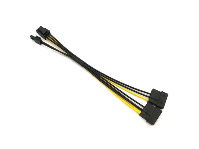 Click here for Angitu Dual IDE Molex 4Pin to PCI-E 8Pin 6+2Pin Po... prices