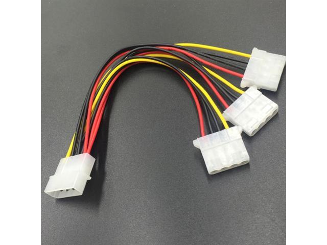 Click here for Angitu 2pc/lot 4Pin LP4 Molex/IDE Male to 3x Femal... prices