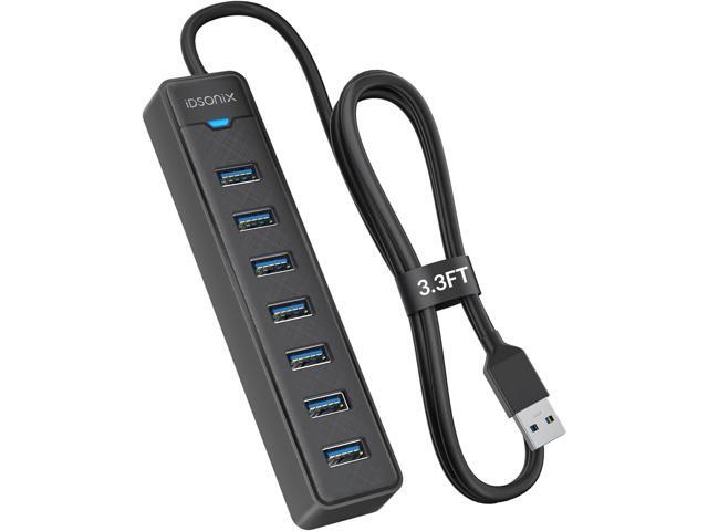 Click here for iDsonix 7 Prots USB Hub 3.0 [3.3Ft] USB Expander H... prices