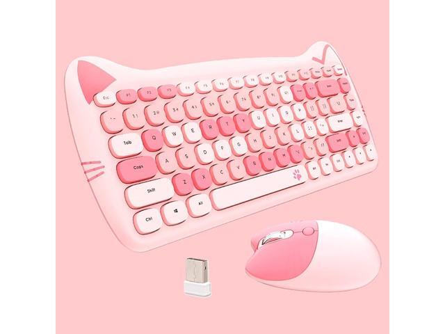 Click here for Cute Cat Keyboard and Mouse Combo Wireless  Kawaii... prices