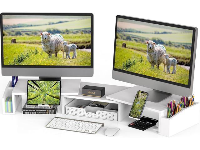 Click here for Simple Houseware Desk Dual Monitor Stand Riser wit... prices