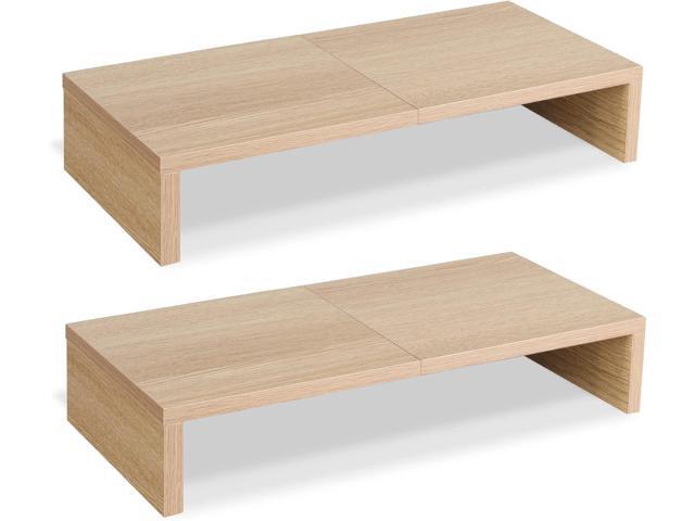 Click here for TEAMIX 2 Pack Monitor Stand Riser-20 inch  Wooden... prices
