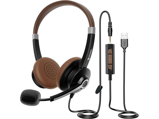 Click here for Arama USB Headset with Microphone Noise Cancelling... prices
