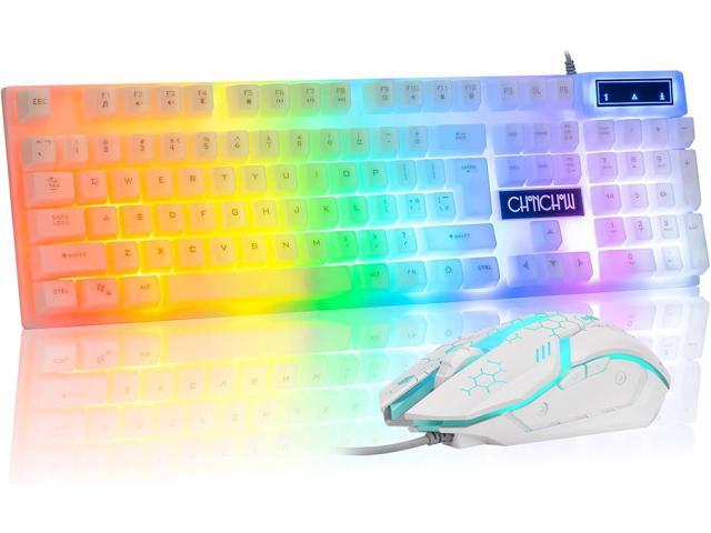Click here for CHONCHOW LED Keyboard and Mouse  104 Keys Rainbow... prices