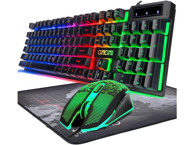 Click here for Keyboard and Mouse Gaming LED Wired Combo with Emi... prices