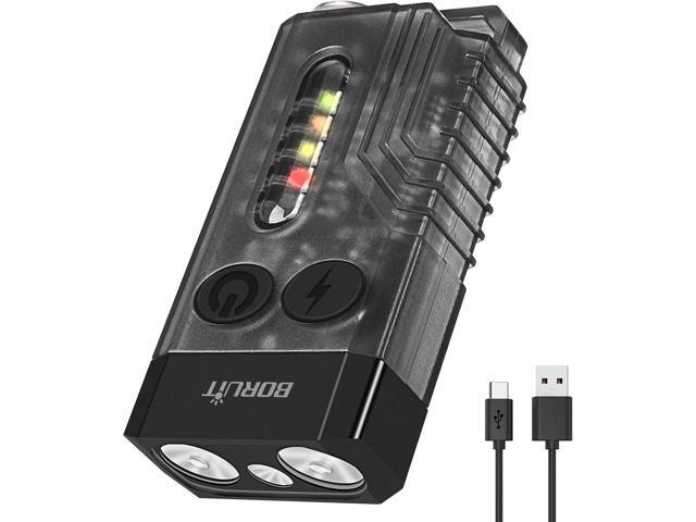 Click here for BORUIT V10 Small Powerful Keychain Flashlight with... prices
