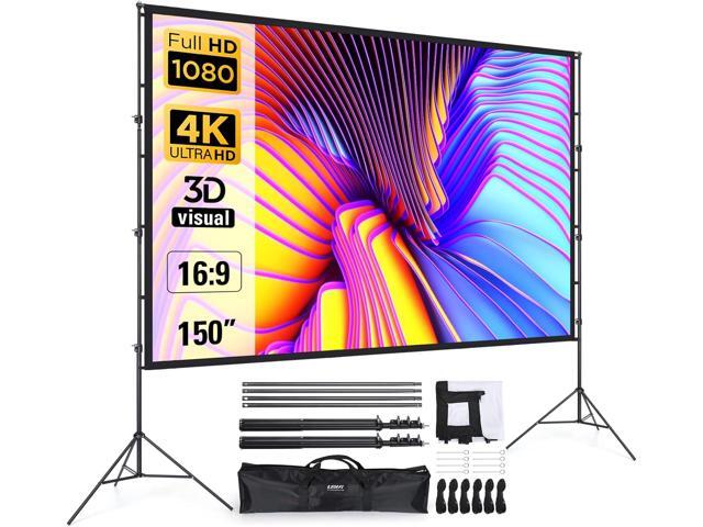 Click here for Projector Screen and Stand 150 Inch  LEORFI Outdoo... prices