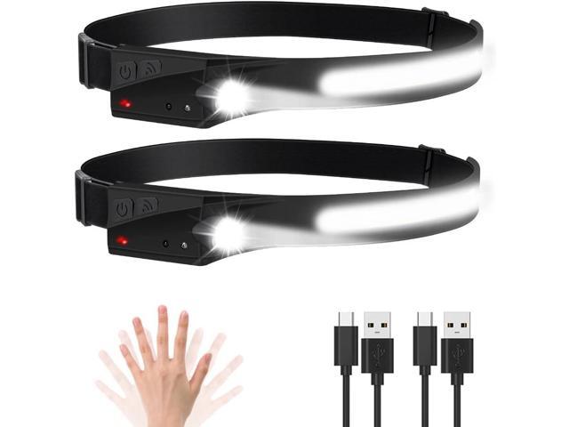 Click here for Headlamp Rechargeable 2Pack  230° Wide Beam Head L... prices