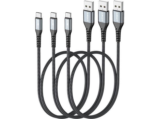 Click here for SUNGUY USB C Cable 1.5FT [3Pack] 3A USB to USB C C... prices