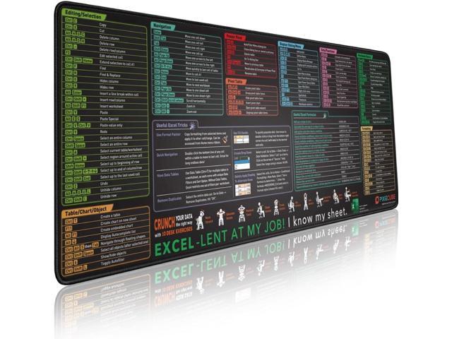 Click here for Excel Shortcut Keys Mouse Pad - Extended Large XL... prices