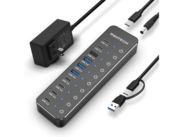 Click here for RSHTECH 10 Ports Powered USB 3.2/USB C Hub Splitte... prices