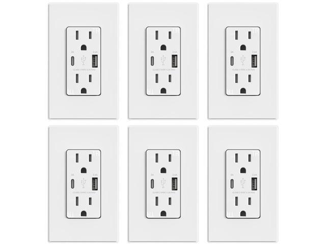 Click here for ELEGRP USB Outlets  15 Amp Wall Outlet with USB Po... prices