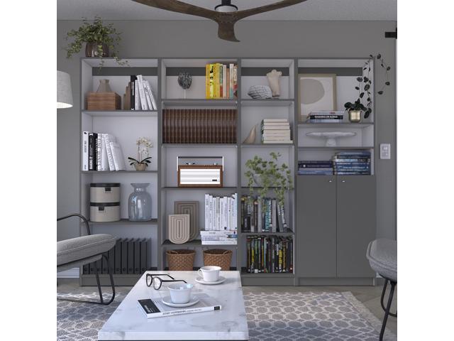 Click here for Dupree 4 Piece Home Bookcase set  91 Wide with 17... prices