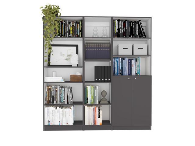 Click here for Poston 3 Piece Home Bookcase set  67 Wide with 13... prices
