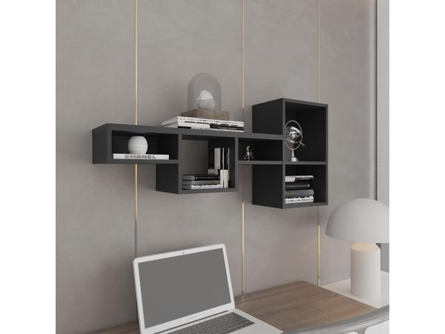 Click here for Wallshe 47 Wide 7-Tier Wall Shelf  Cube Shelf Modu... prices