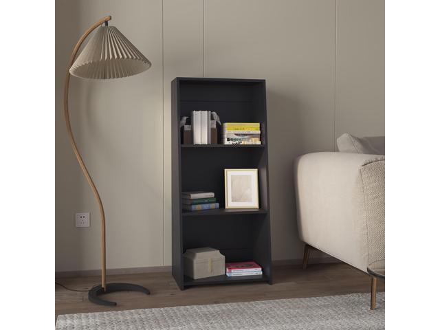 Click here for Anthem Bookcase in Melamine with Three Shelves  Bl... prices
