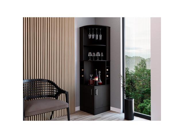 Click here for Corner bar cabinet 71 H  with two shelves at the t... prices