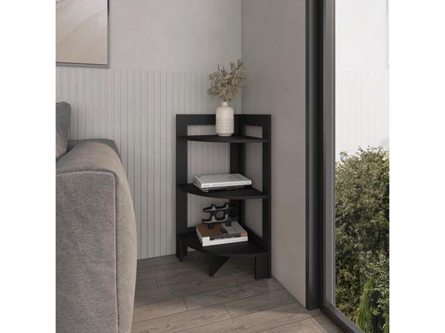 Click here for Black Corner Shelf with 3 Shelf prices