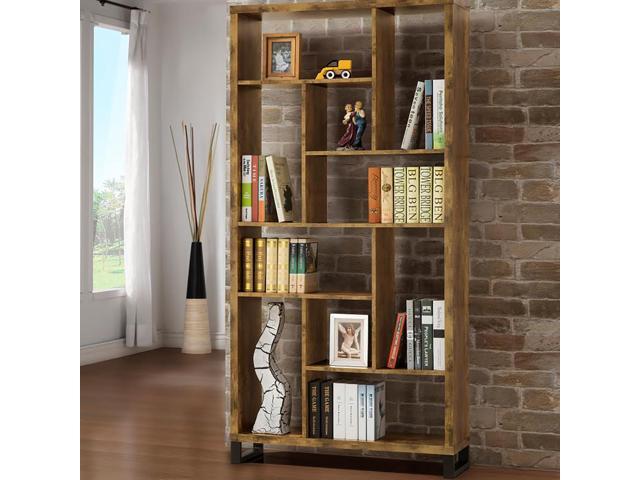 Click here for Antique Nutmeg 6-tier Rectangular Bookcase prices