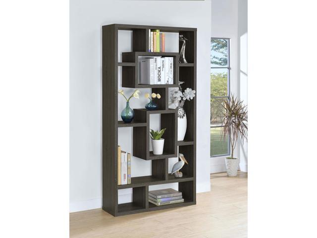 Click here for Weathered Grey 10-Shelf Open Back Bookcase prices