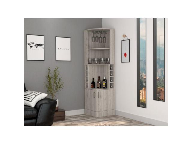 Click here for Itzel Antique Oak & Sandy Gray Finish Bookshelf prices