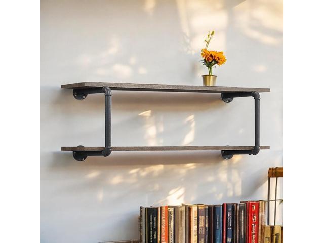 Click here for Brantley Antique Oak & Sandy Gray Finish Wall Rack prices