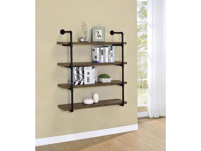 Click here for Black and Rustic Oak 40-inch Wall Shelf prices