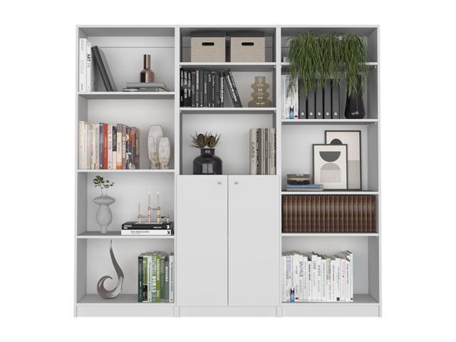 Click here for Utah 3 Piece Living Room Set with 3 Bookcases  Whi... prices