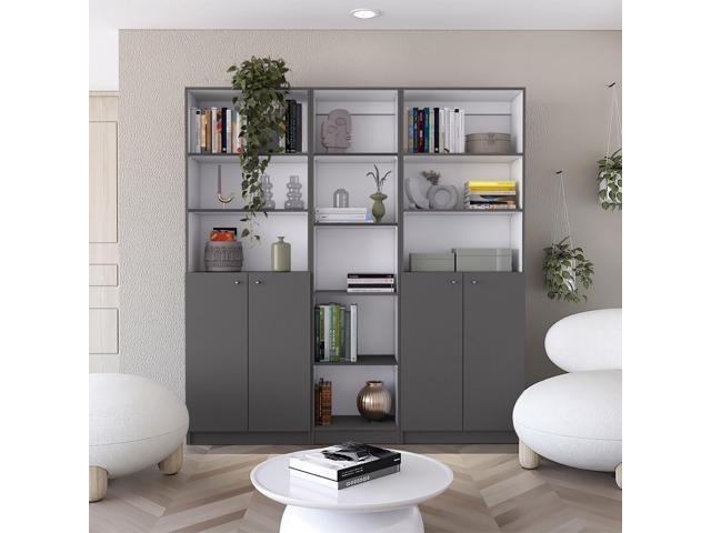 Click here for Acres 3 Piece Home Bookcase set  67 Wide with 11 S... prices