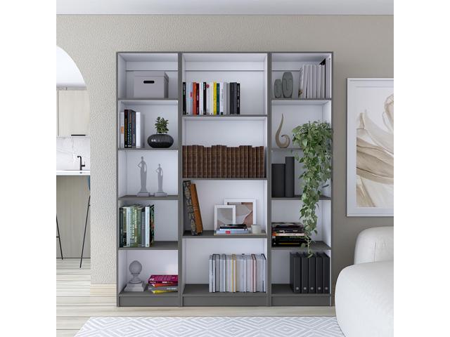 Click here for Davie 3 Piece Home Bookcase set  60 Wide with 14 S... prices