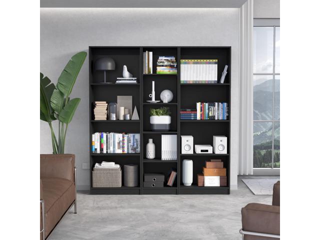 Click here for Durant 3 Piece Home Bookcase set  67 Wide with 13... prices