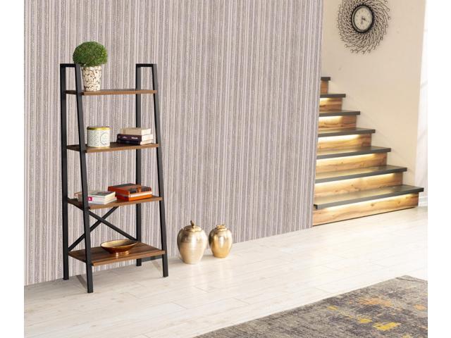 Click here for Leon 5 Tier Modern Ladder Bookshelf Organizers  Me... prices