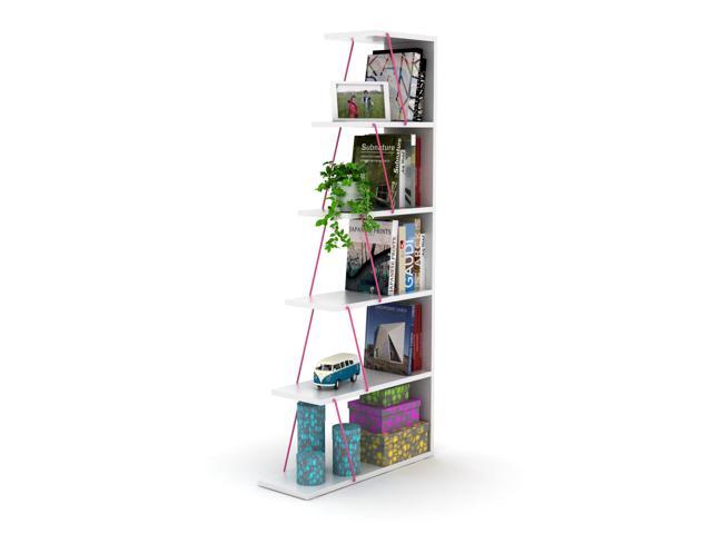 Click here for Furnish Home Store Modern 5 Tier Ladder Bookshelf... prices